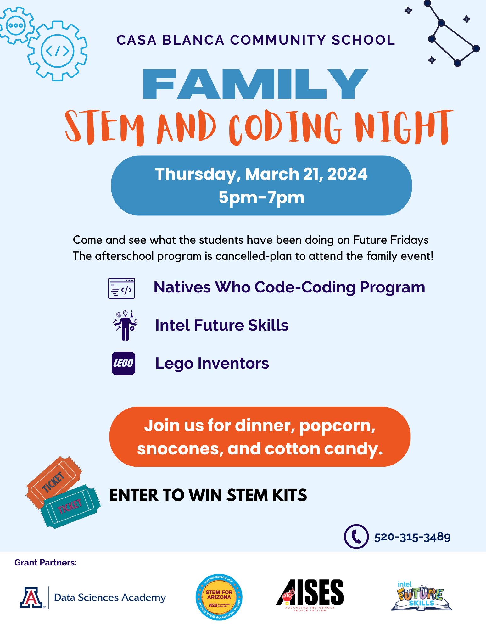 Casa Blanca Community School Family STEM and Coding Night | Data Science Academy
